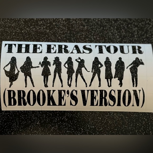 Other | Personalized Eras Tour Decal | Poshmark